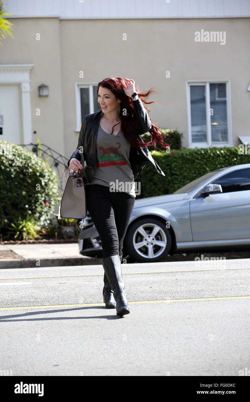 Actress and pop star Emii out and about in Beverly Hills Featuring ...