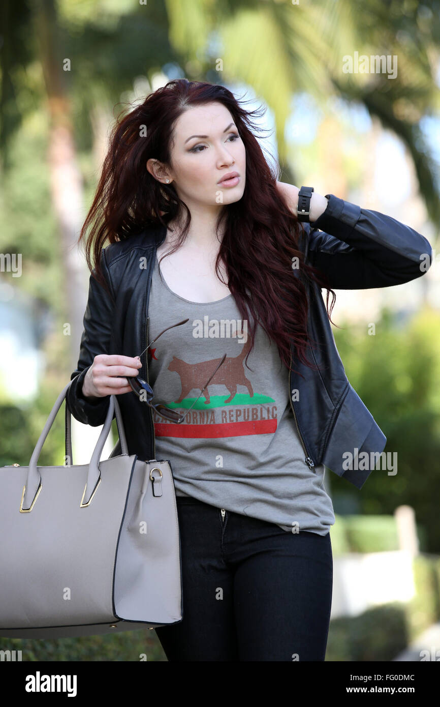 Actress and pop star Emii out and about in Beverly Hills Featuring ...