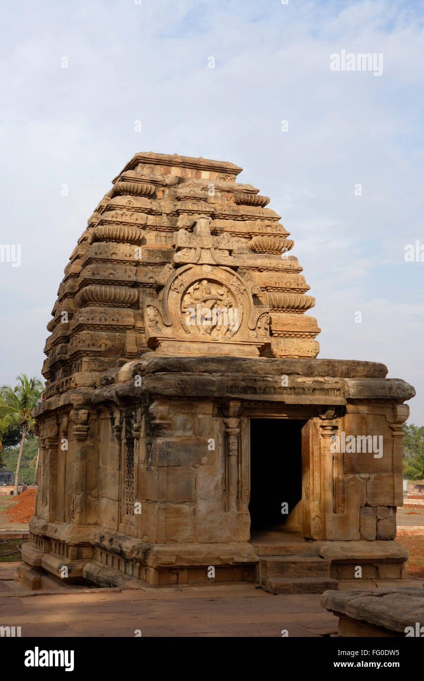 Jambulinga Temple tower curving ribs decorated horseshoe shaped Shiva ...