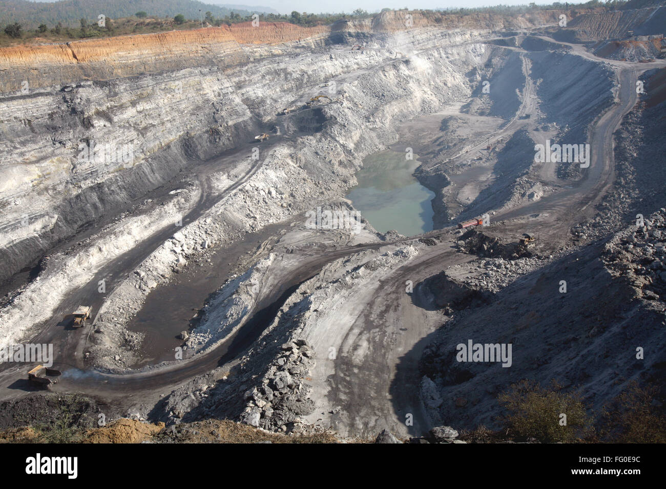 Overview of coal mine in jharkhand hi-res stock photography and images ...