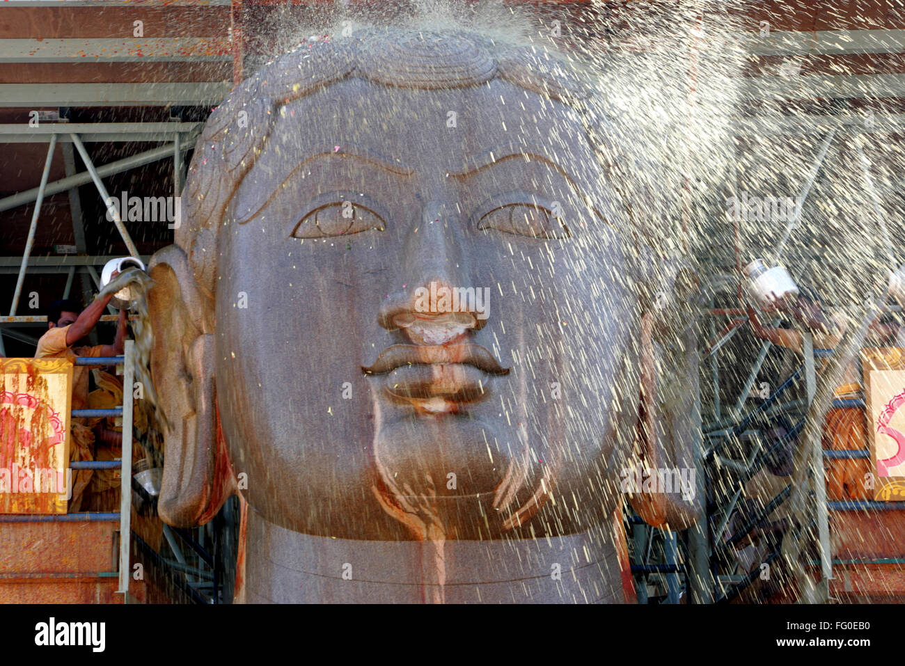 Water pouring statue bhagwan saint gomateshwara bahubali ...