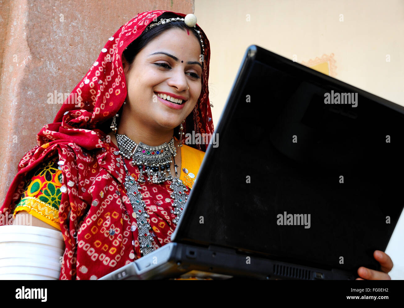 Women Learning Computer India High Resolution Stock Photography and ...
