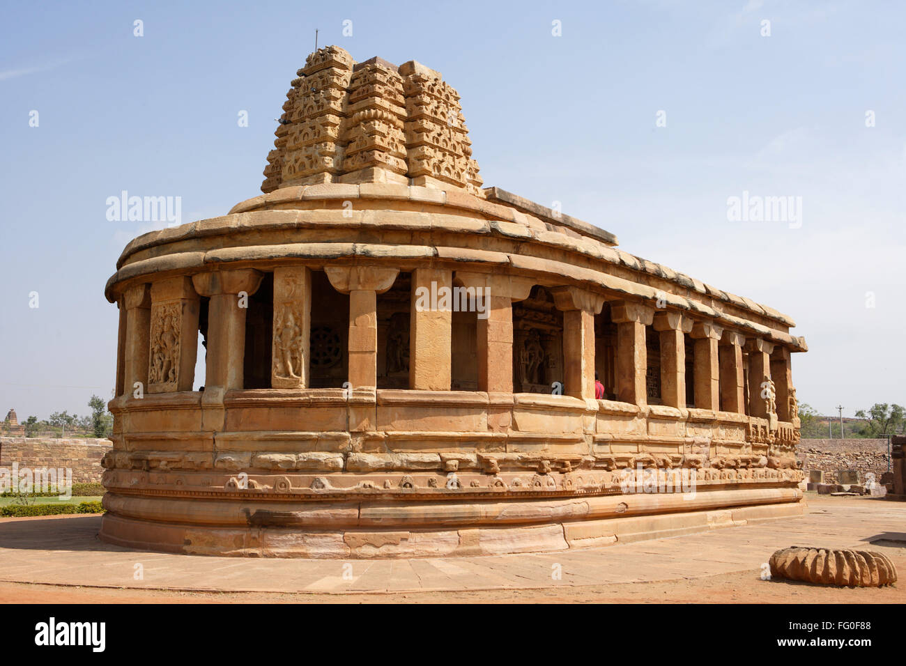 Durga temple , Aihole , early western Chalukya , 450 A.D. 750 A.D ...