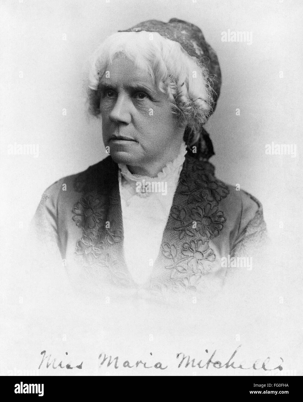 MARIA MITCHELL (1818-1889). /nAmerican astronomer. Photograph, c1880 ...
