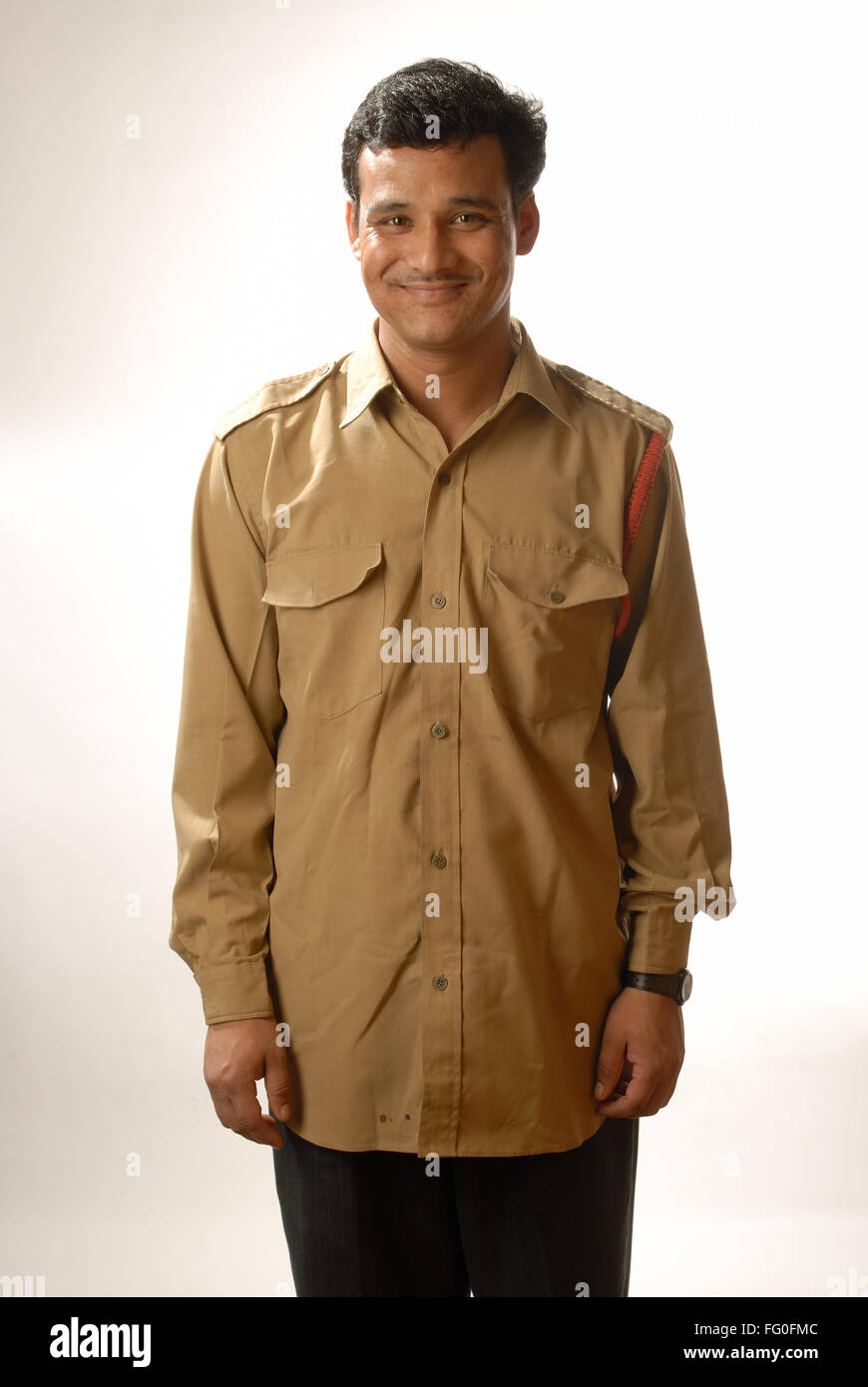 Watchman in uniform MR#694E Stock Photo - Alamy