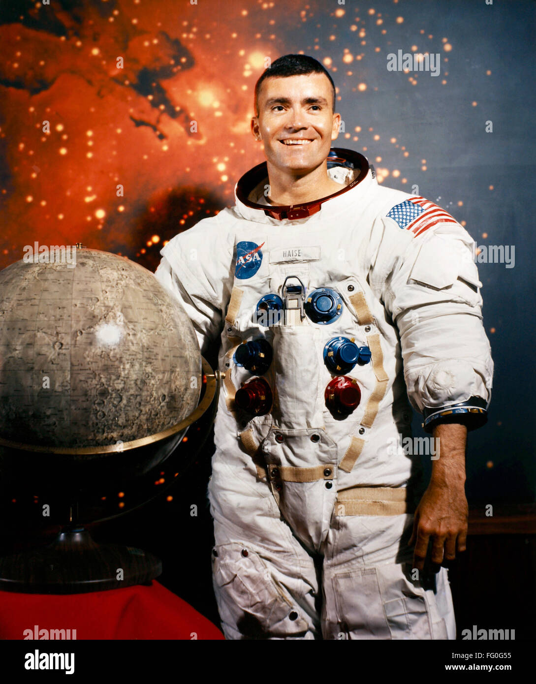 FRED HAISE (1933- ). /nAmerican astronaut and engineer. Photograph ...