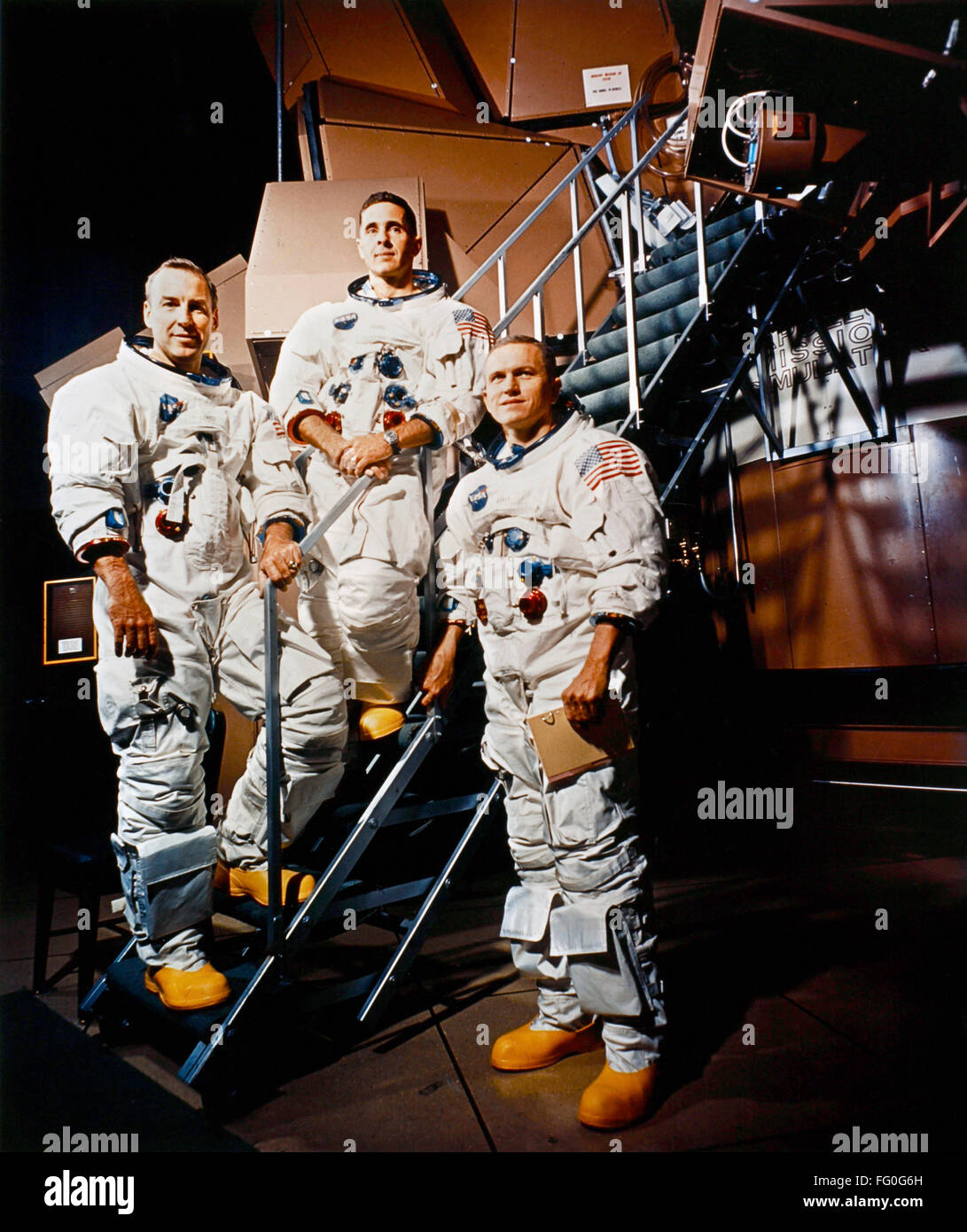 APOLLO 8 CREW, 1968. /nThe astronauts of the Apollo 8 lunar orbit ...