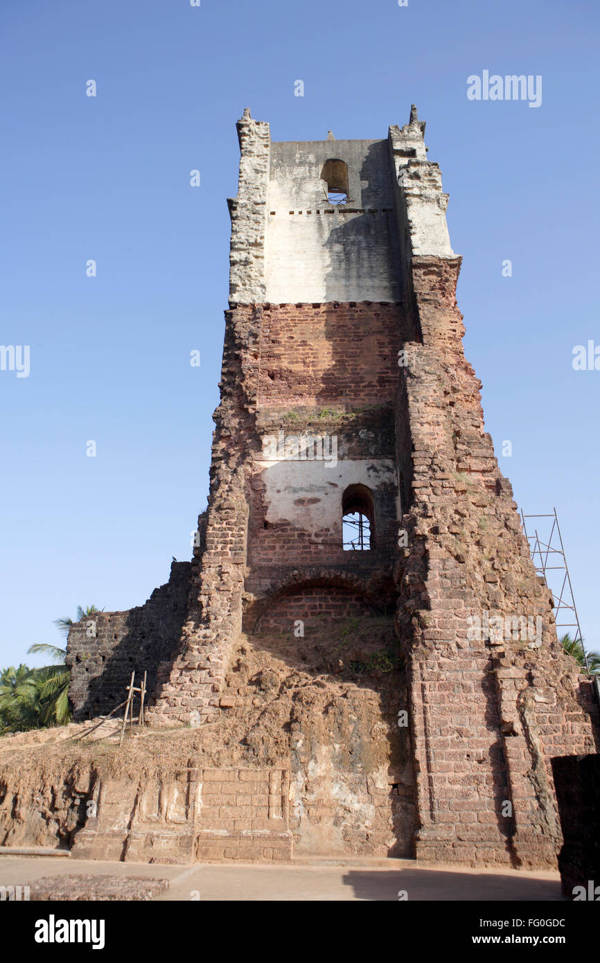 Tower of church of St. Augustine , UNESCO World Heritage , Old Goa ...