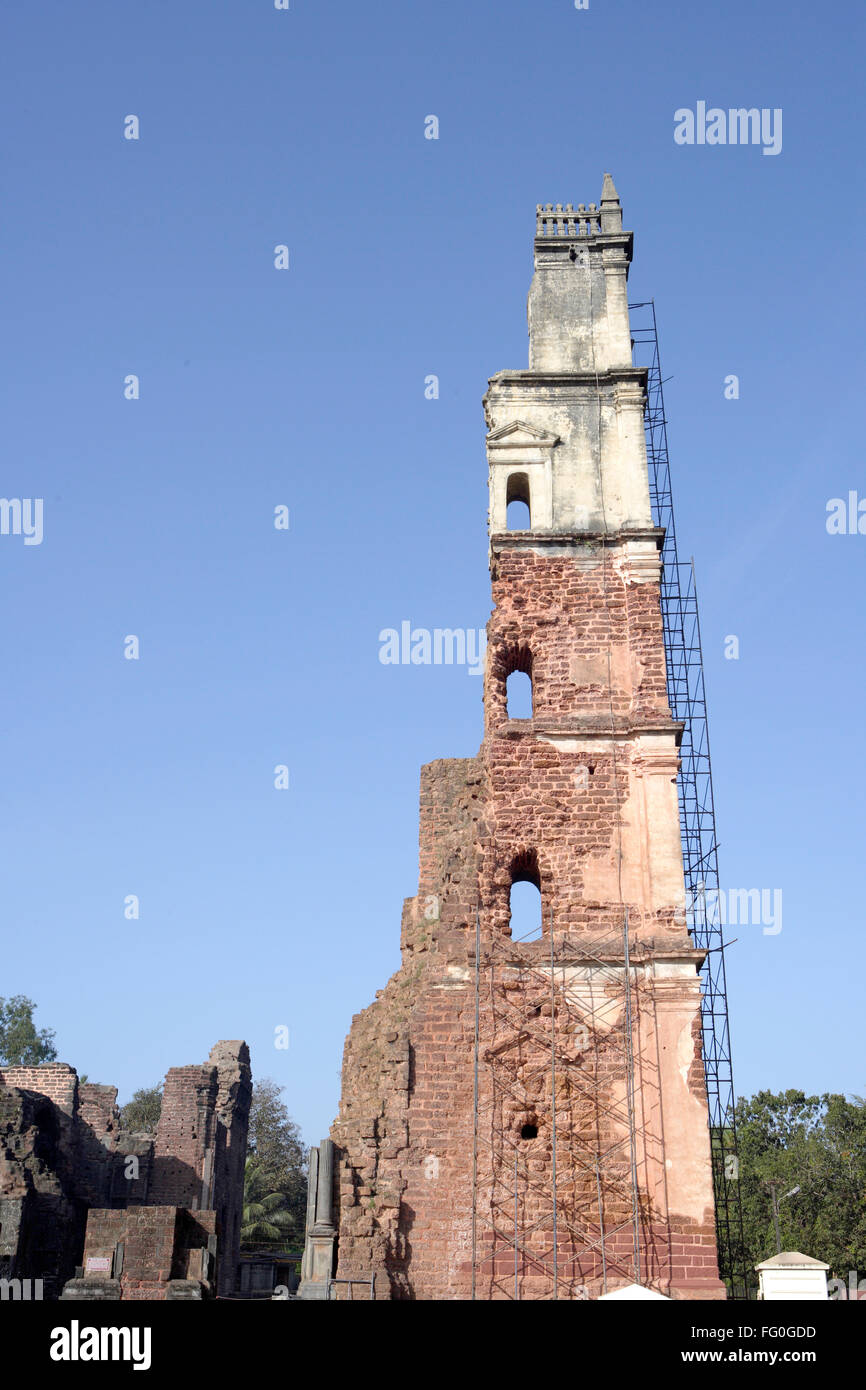 Tower of church of St. Augustine , UNESCO World Heritage , Old Goa ...