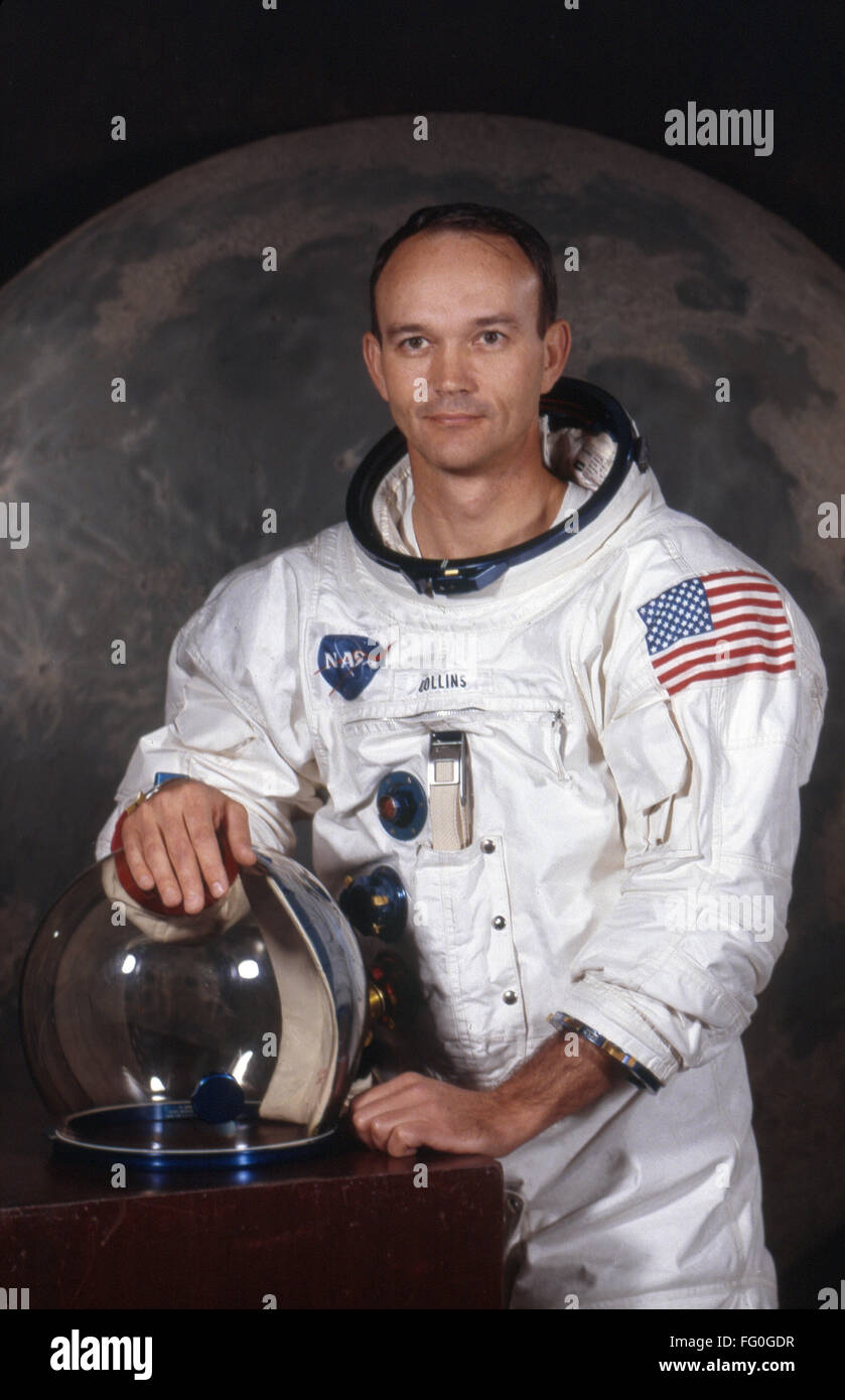MICHAEL COLLINS (1930- ). /nAmerican astronaut. Photograph, 1969 Stock ...