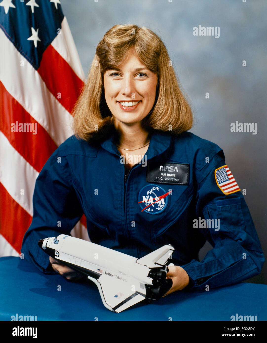 JAN DAVIS (1953- ). /nAmerican astronaut. Photograph, 1987 Stock Photo ...