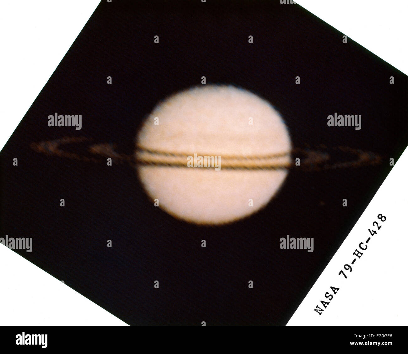 SATURN, 1979. /nThe planet Saturn, photographed by NASA's Pioneer 11 ...