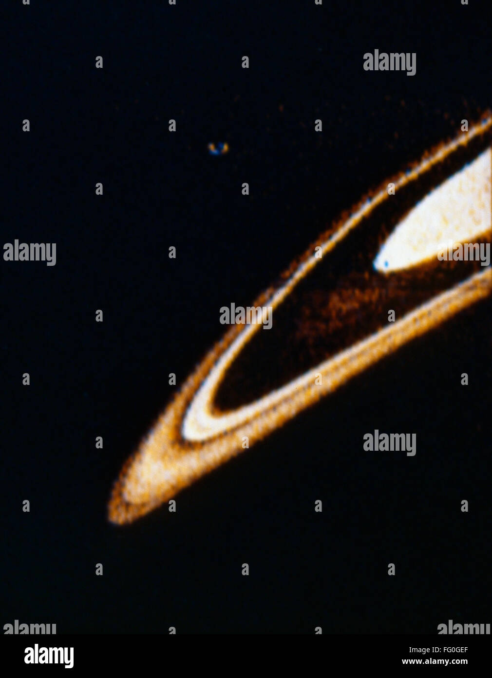 SATURN. /nThe planet Saturn, photographed from a NASA spacecraft, c1979 Stock Photo - Alamy