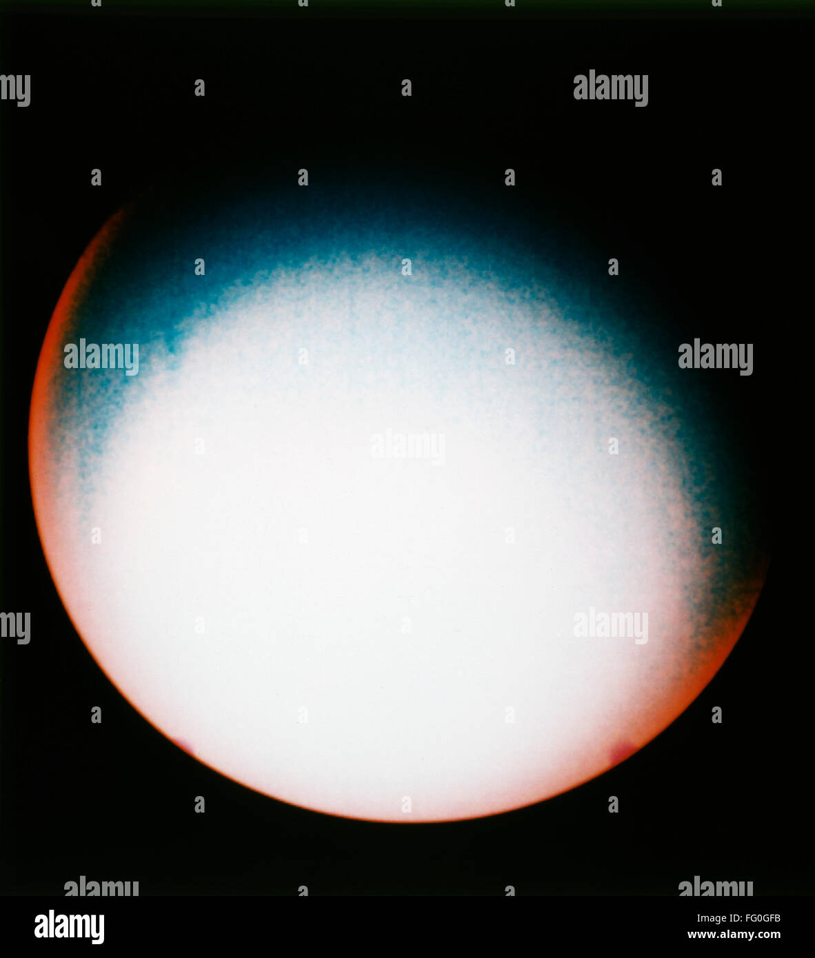 URANUS, 1986. /nFalse-color photograph of Uranus, taken by NASA's ...