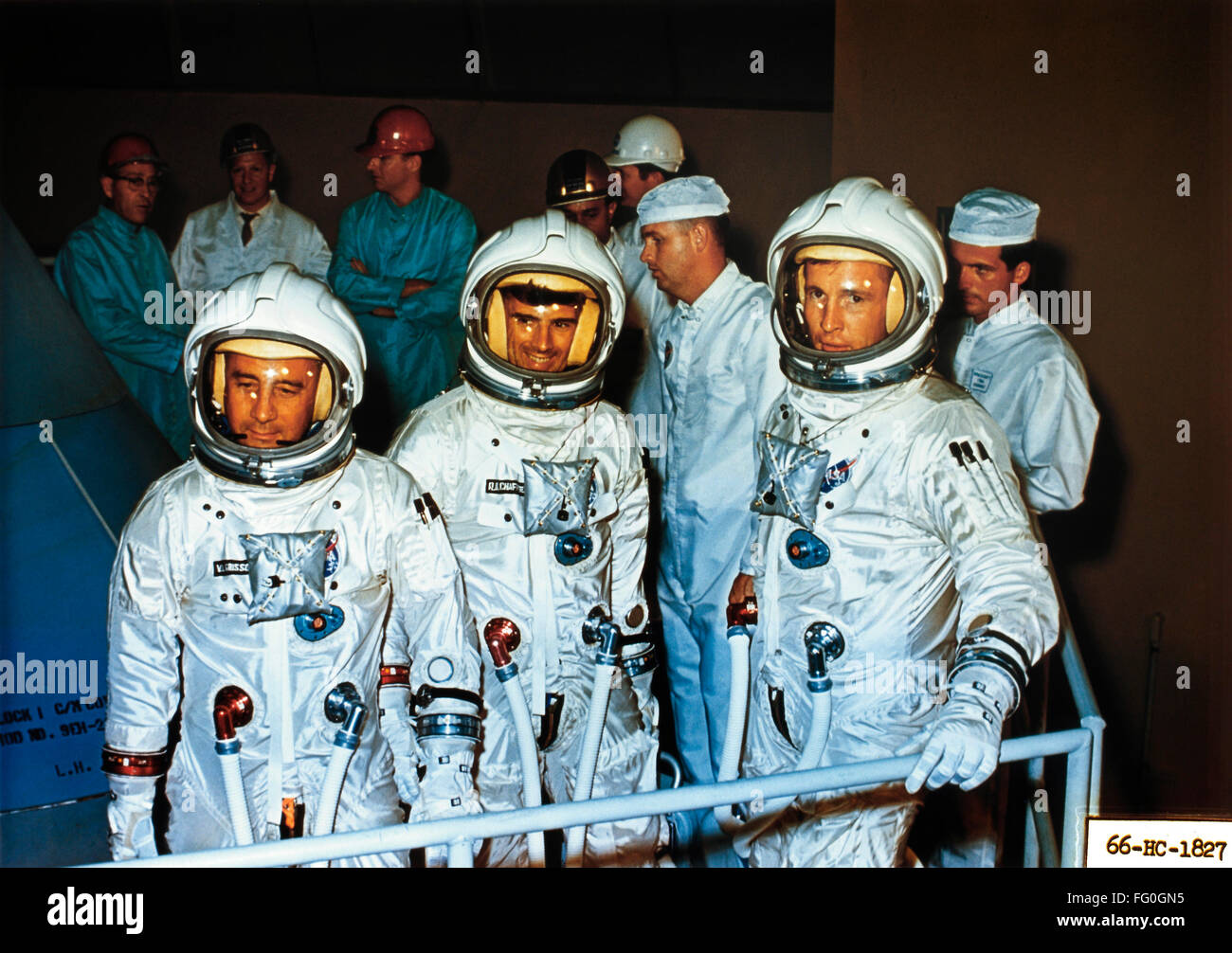 APOLLO 1 ASTRONAUTS, 1966. /nThe astronauts of the Apollo 1 mission ...