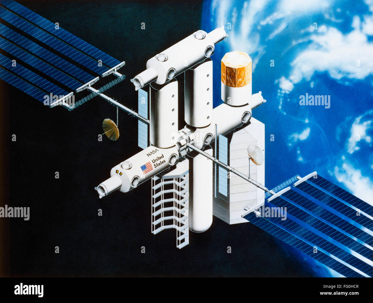 SPACE OPERATIONS CENTER. /nArtist's conceptual drawing of the Space ...