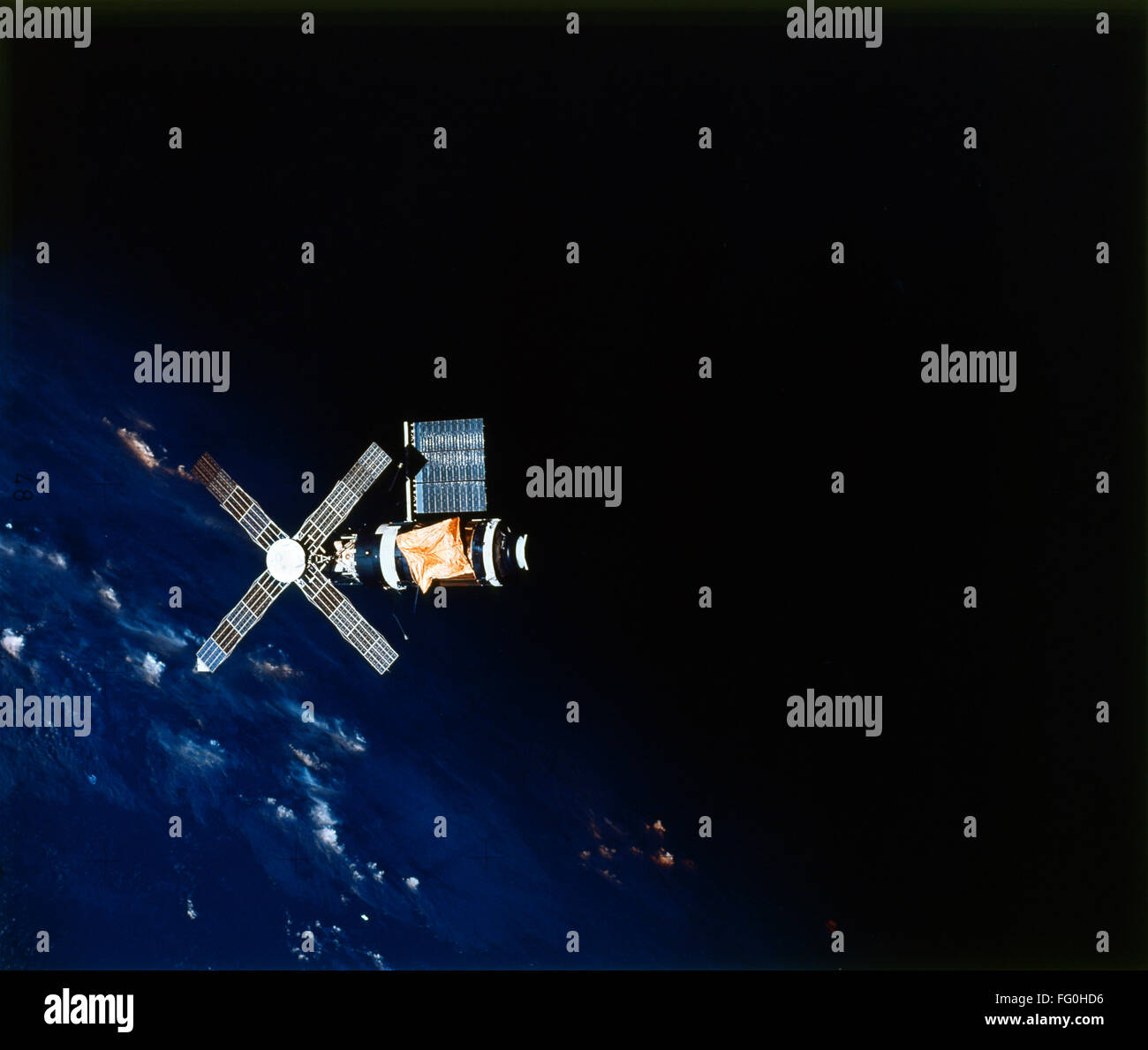 SPACE: SKYLAB 2, 1973. /nThe Skylab 2 space station in orbit ...