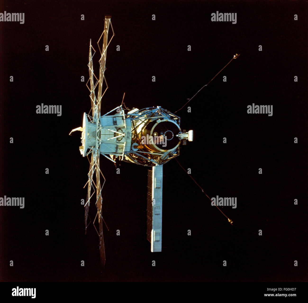 SPACE: SKYLAB 4, 1973. /nThe Skylab 4 space station cluster in orbit ...