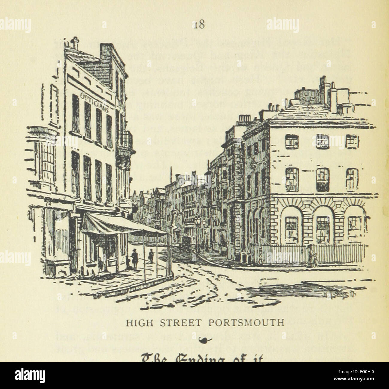 This vintage book offers sketches and descriptions of Old Portsmouth, a ...