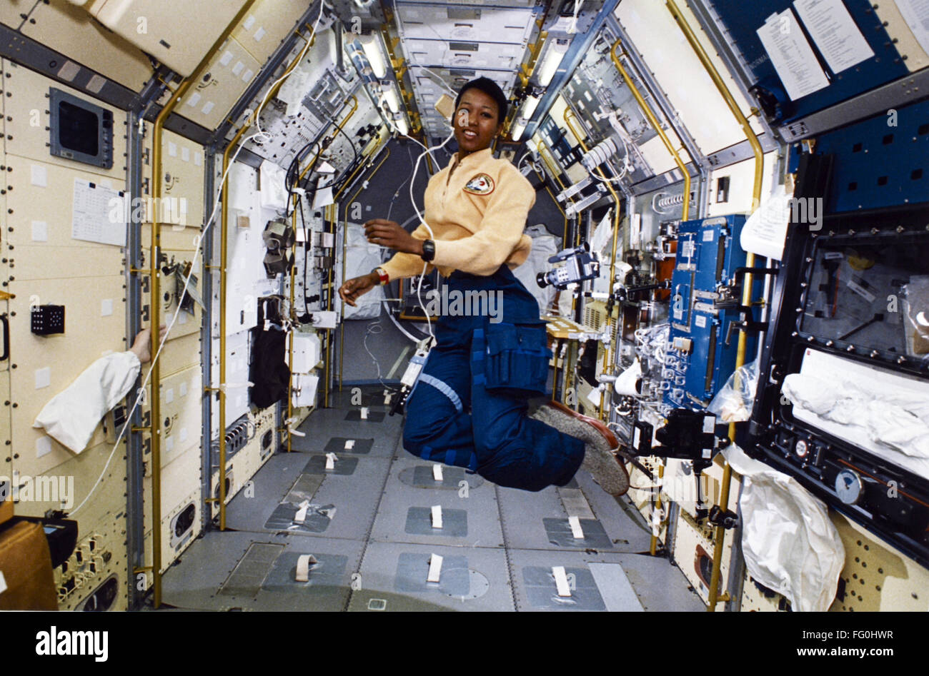 MAE JEMISON (1956- ). /nAmerican astronaut and physician. Photographed ...