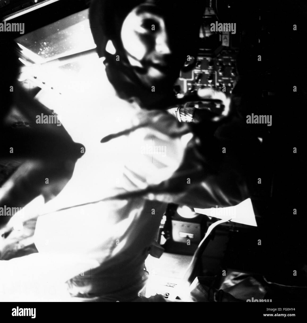 APOLLO 13, 1970. /nAstronaut James Lovell inside the Lunar Module of ...