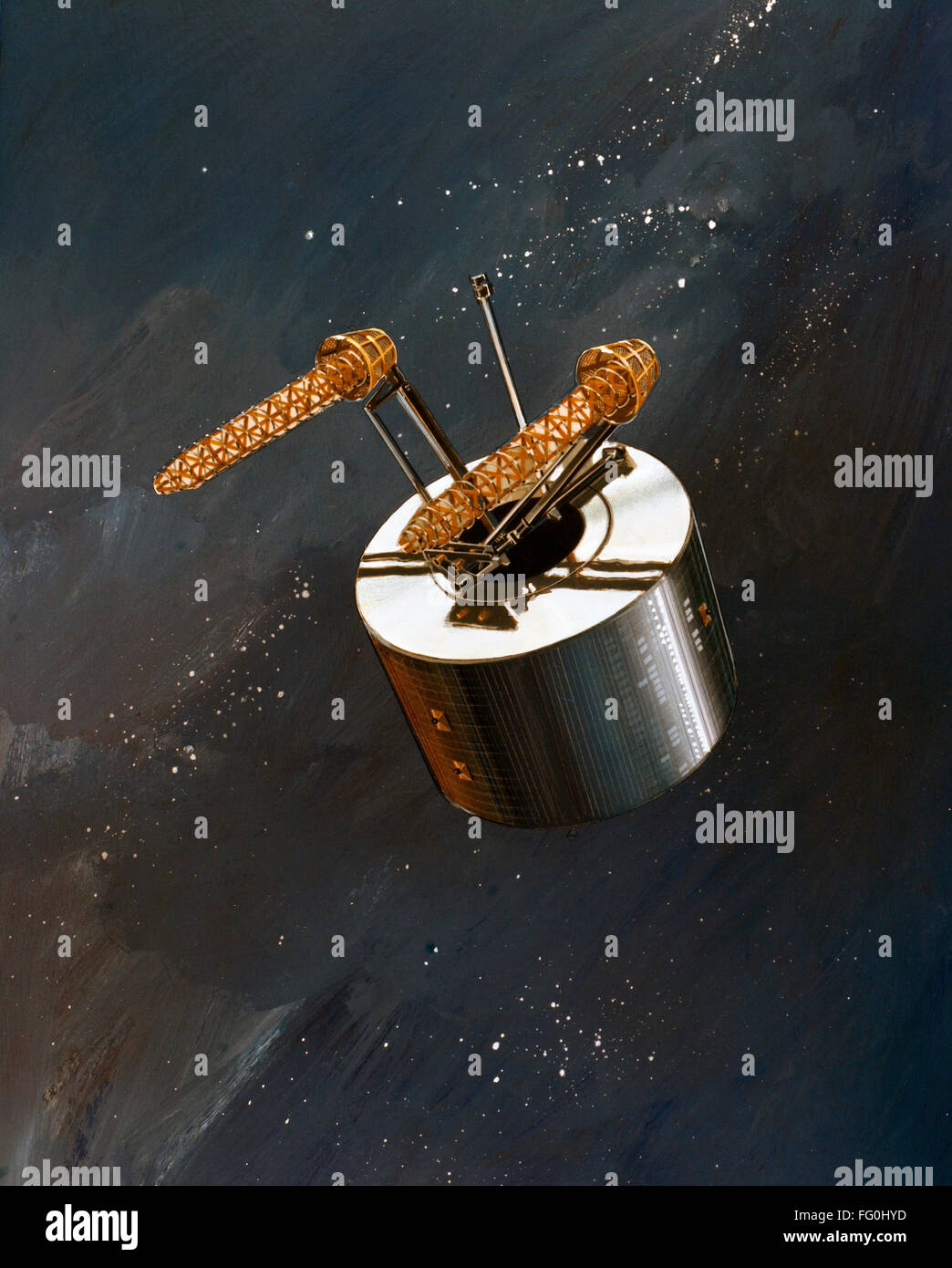 SPACE: SATELLITE, c1983. /nArtist's concept drawing a LEASAT satellite ...