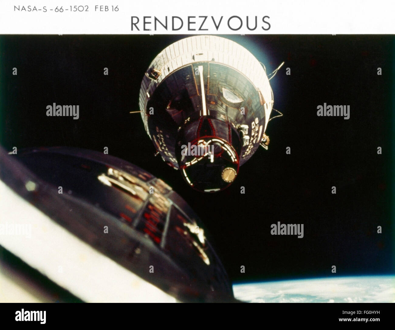 SPACE: GEMINI VII, 1965. /nThe Gemini VII spacecraft, photographed from ...