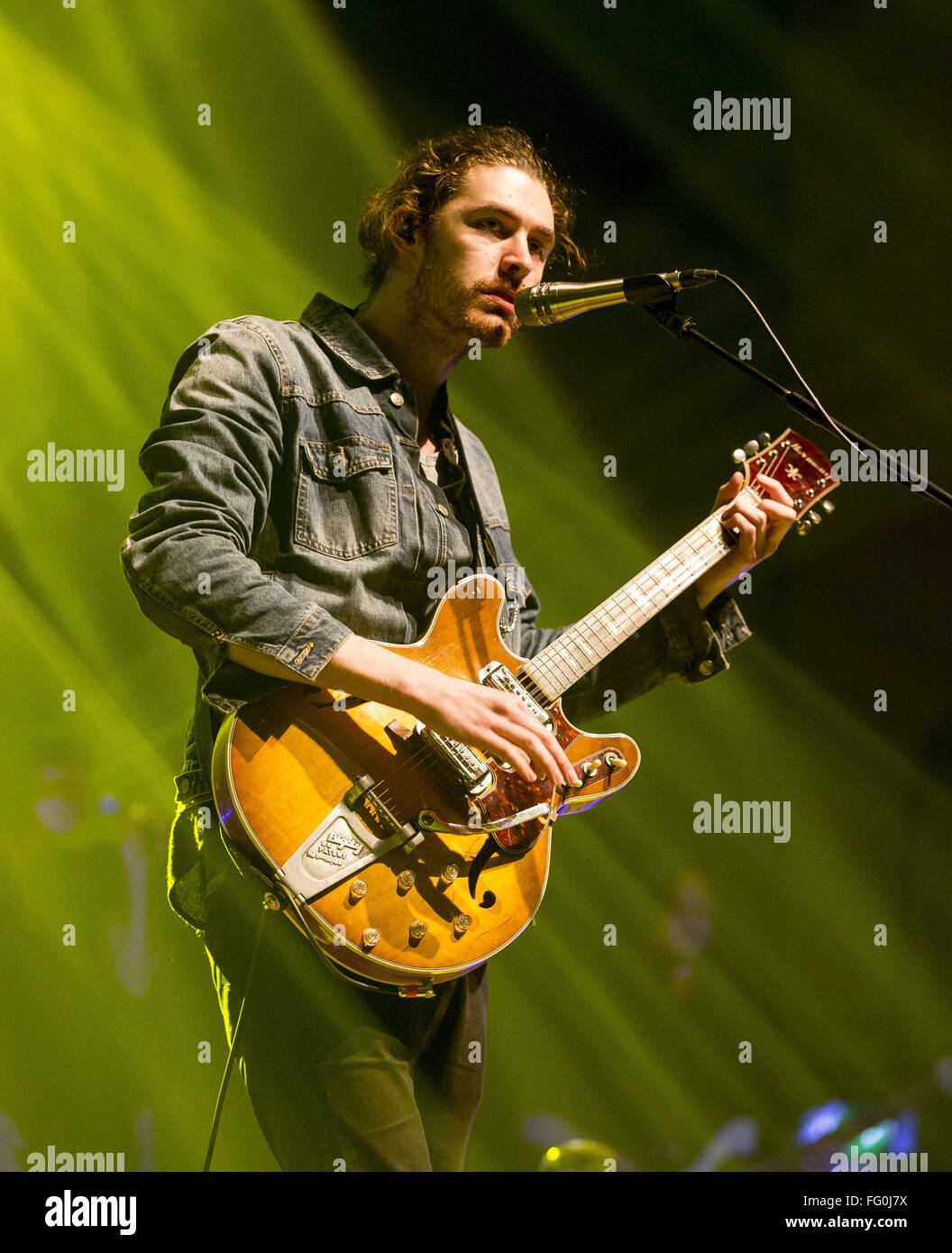 Irish singer-songwriter Hozier performs live at Usher Hall, Edinburgh ...