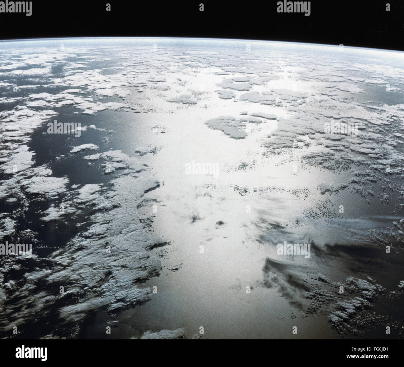 EARTH FROM SPACE, 1982. /nA view of the Sargasso Sea in the North ...