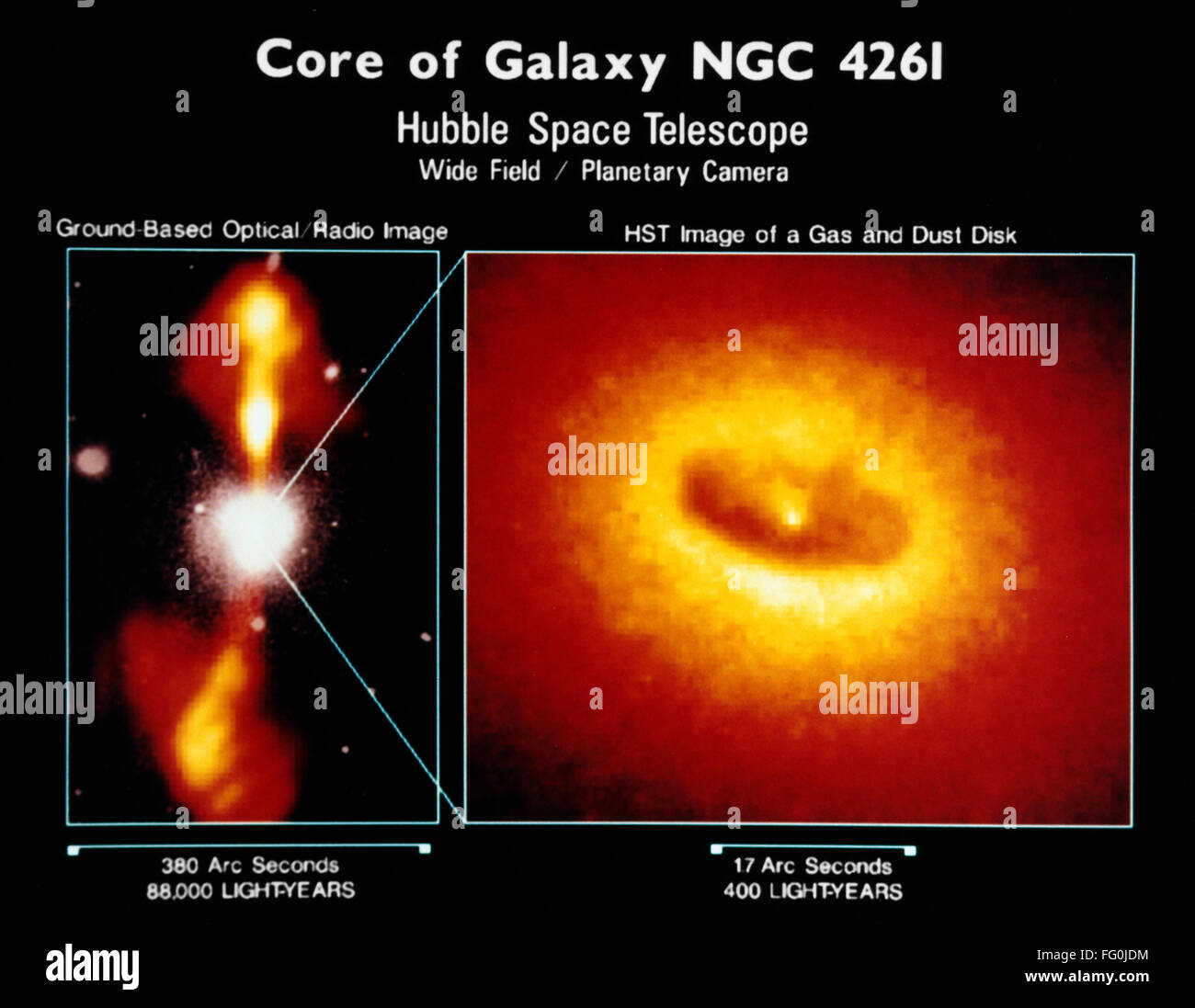 SPACE: GALAXY, 1992. /nThe NGC 4261 galaxy in the Virgo Cluster, 45 ...