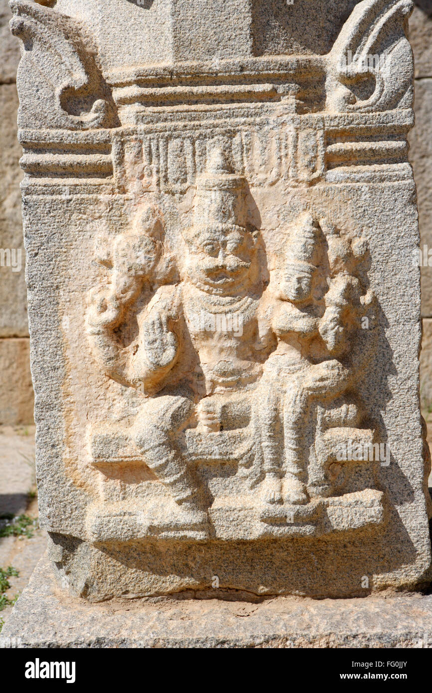 India karnataka carved figure god hi-res stock photography and images ...