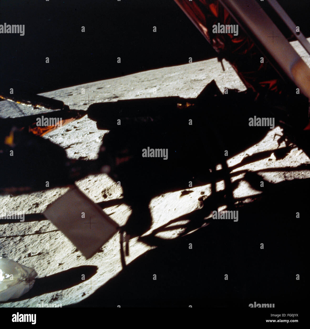 APOLLO 11: LANDING, 1969. /nThe Apollo 11 Lunar Module on the moon ...