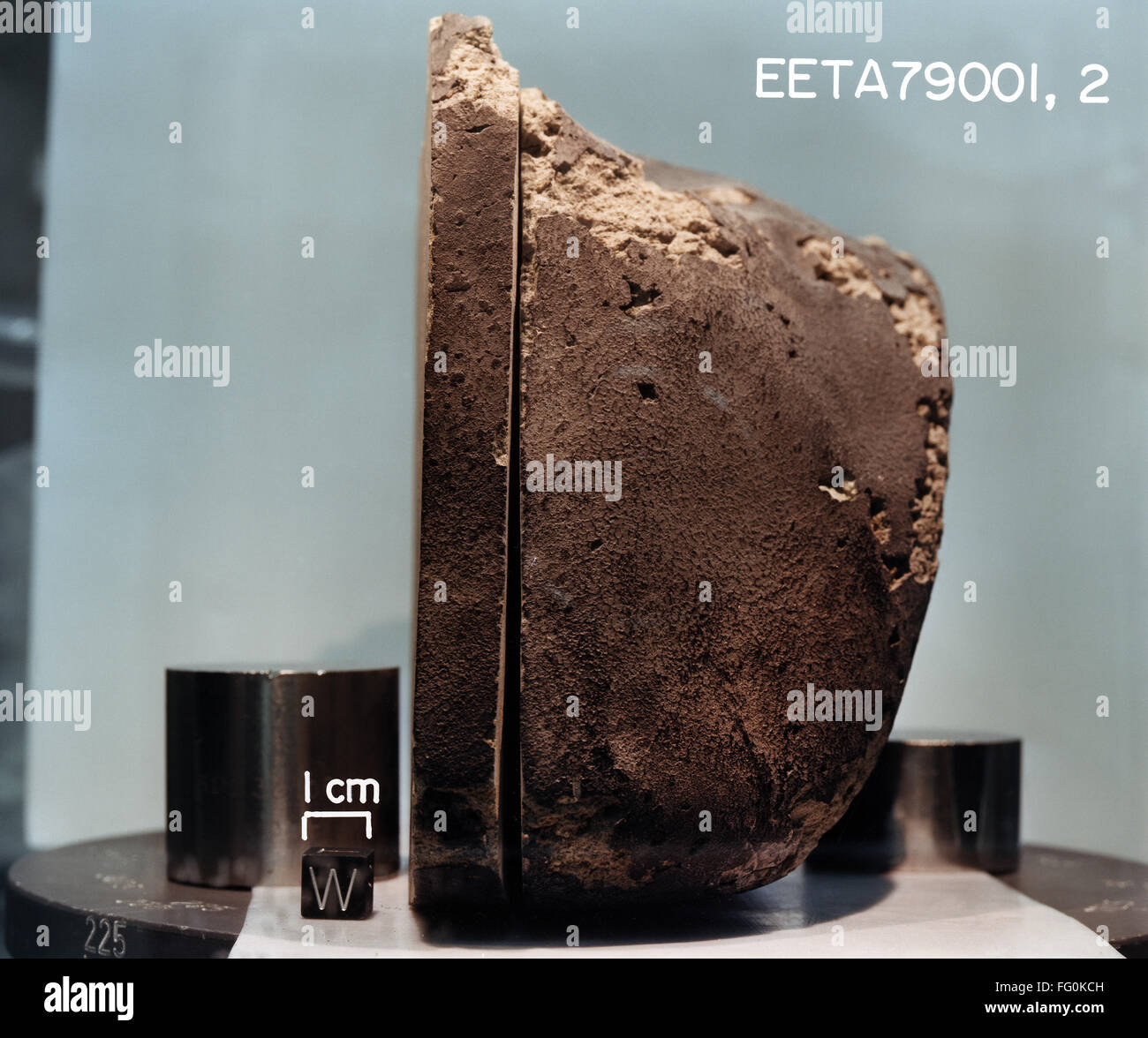 METEORITE, c1980. /nA shergottite meteorite thought to be from Mars ...