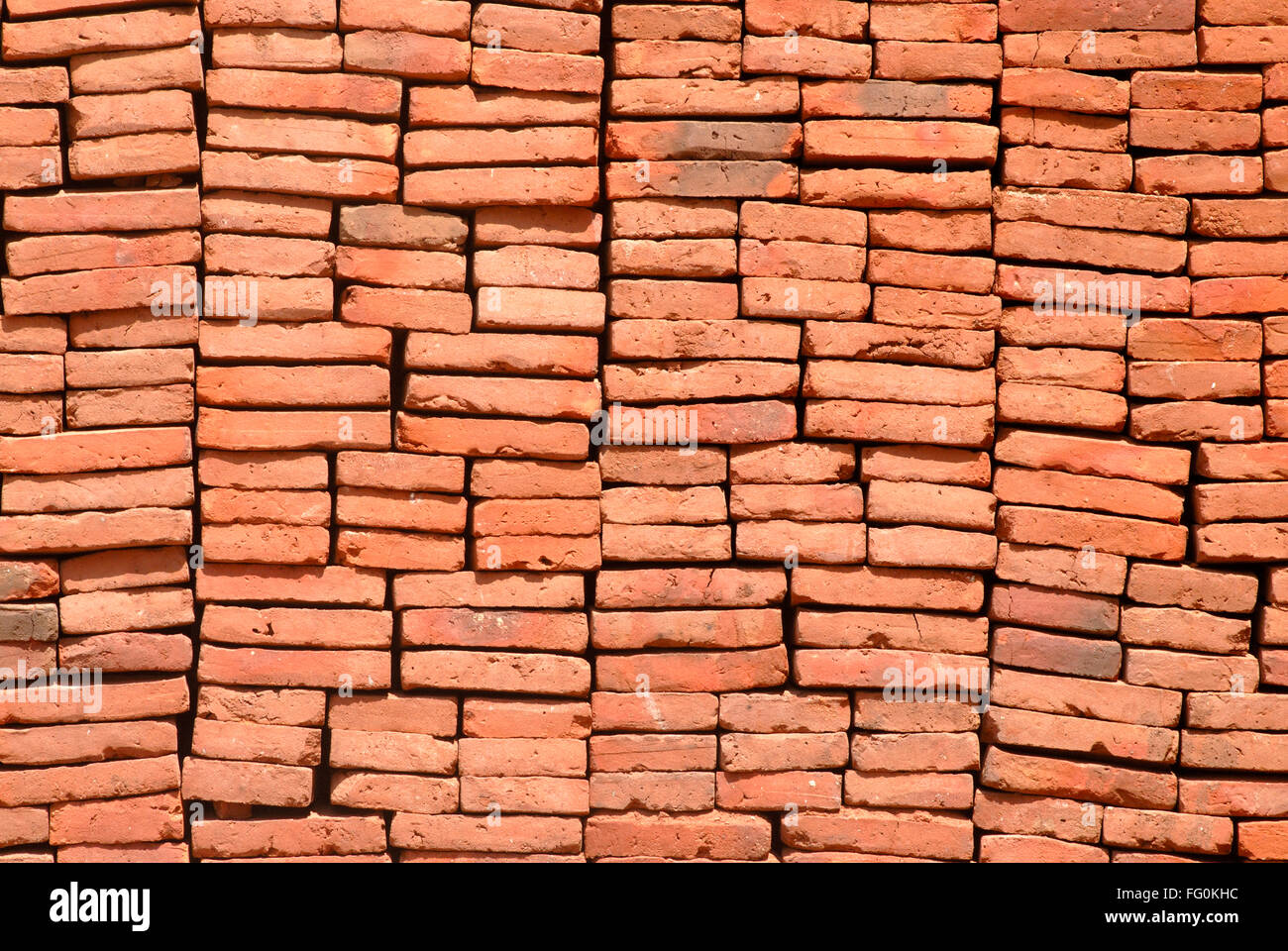 Red traditional bricks used for restoration work Stock Photo - Alamy