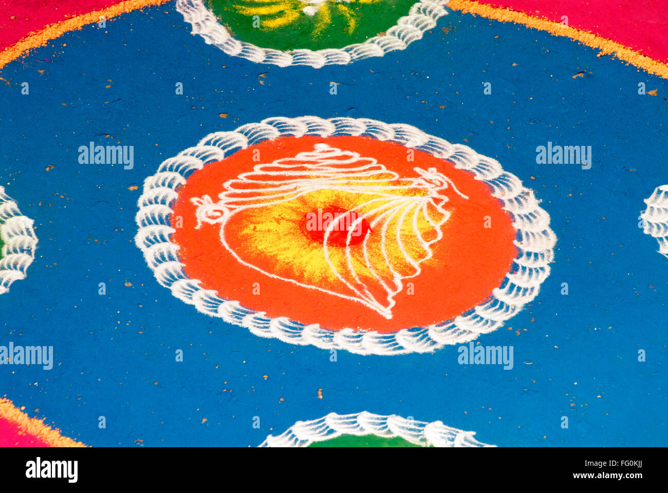 Rangoli floor design High Resolution Stock Photography and Images - Alamy