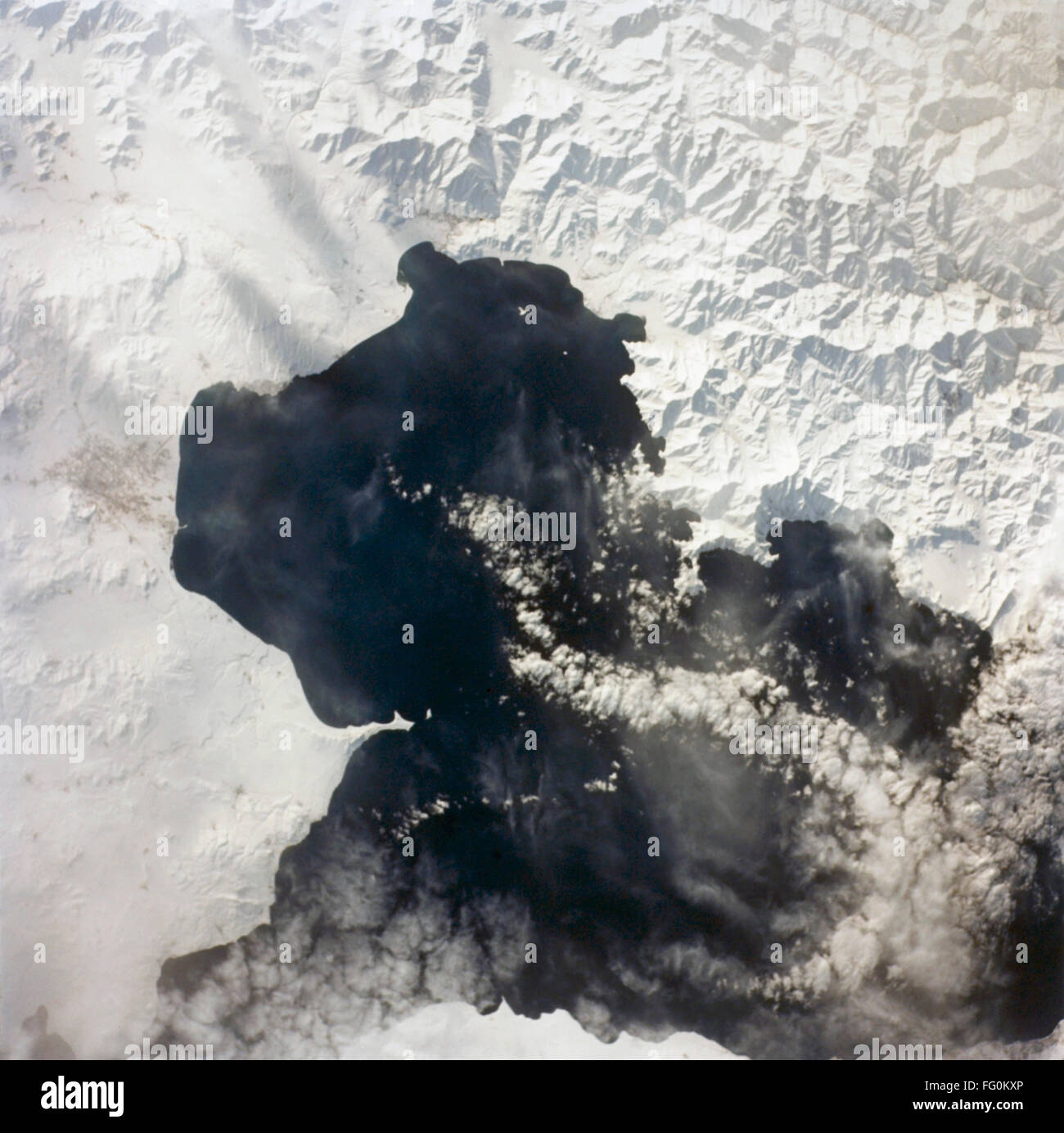 EARTH FROM SPACE, 1992. /nLake Van in Turkey, as seen from the Space ...