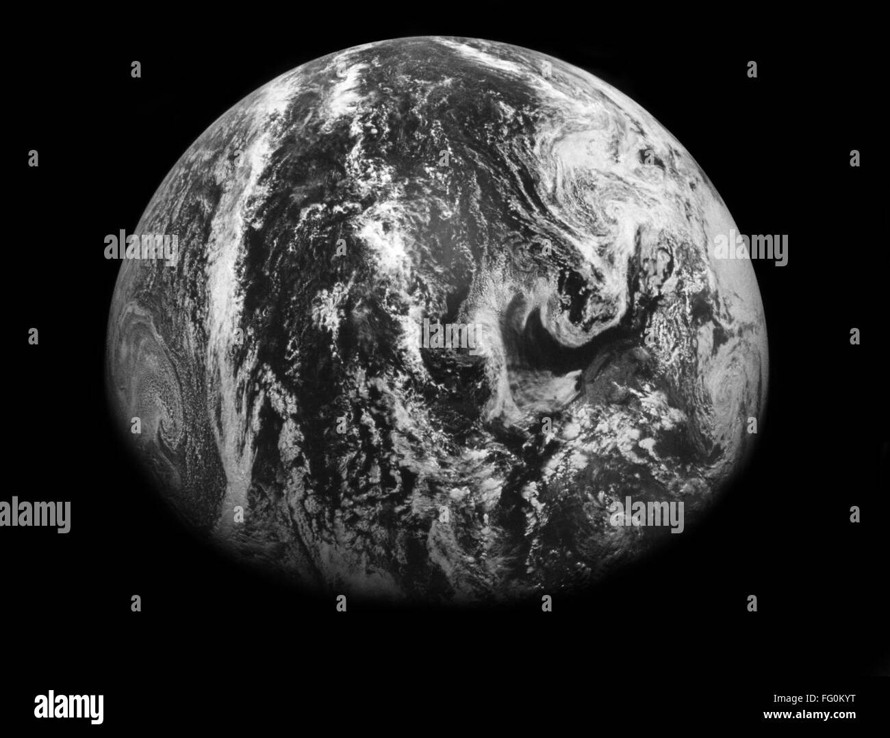 APOLLO 11: EARTH, 1969. /nA view of Earth from the Apollo 11 spacecraft ...