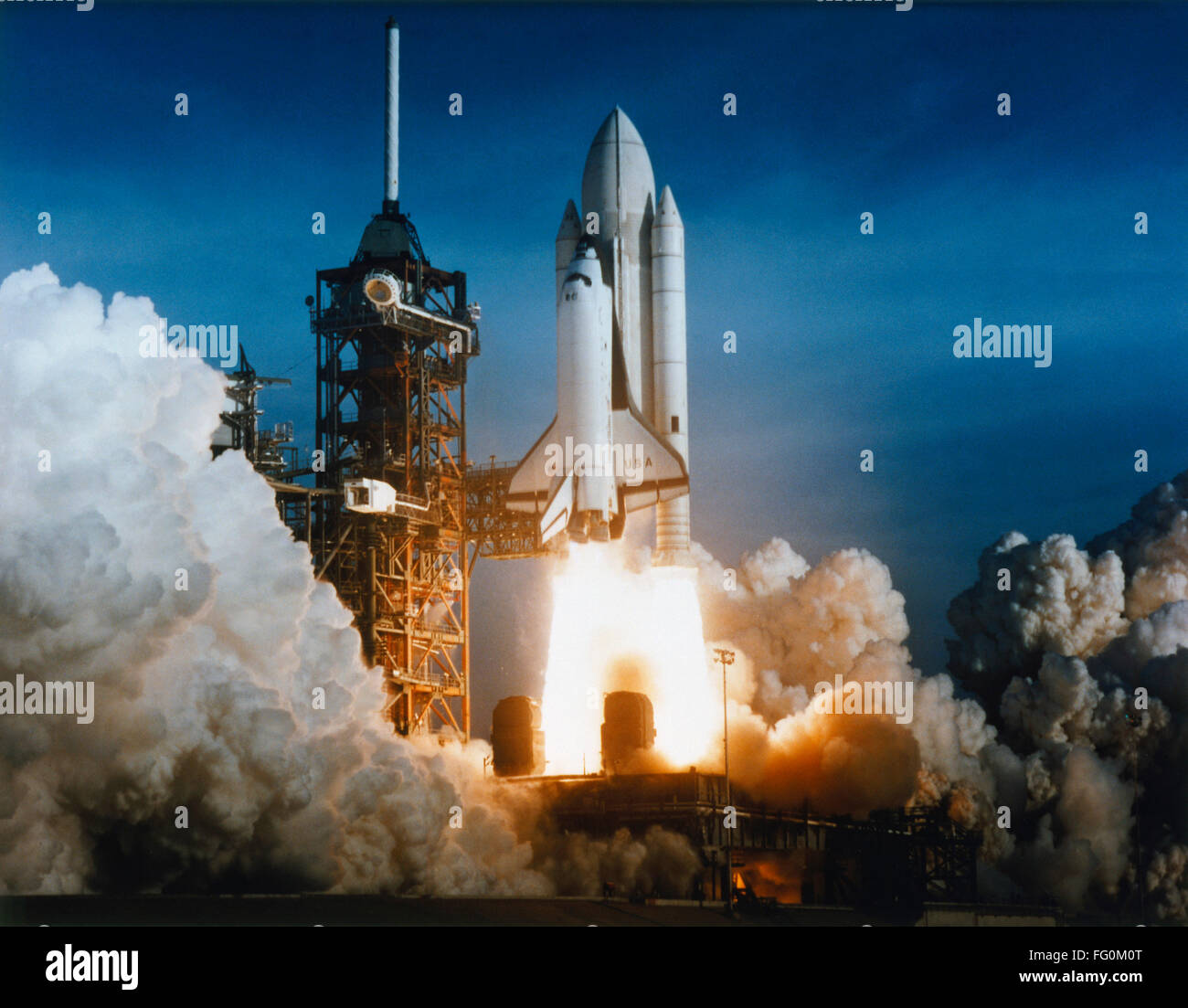 SPACE SHUTTLE LAUNCH, 1984. /nLaunch of the Space Shuttle Challenger ...