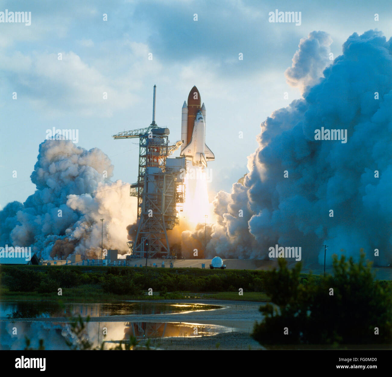 SPACE SHUTTLE LAUNCH, 1983. /nLaunch of the Space Shuttle Challenger ...
