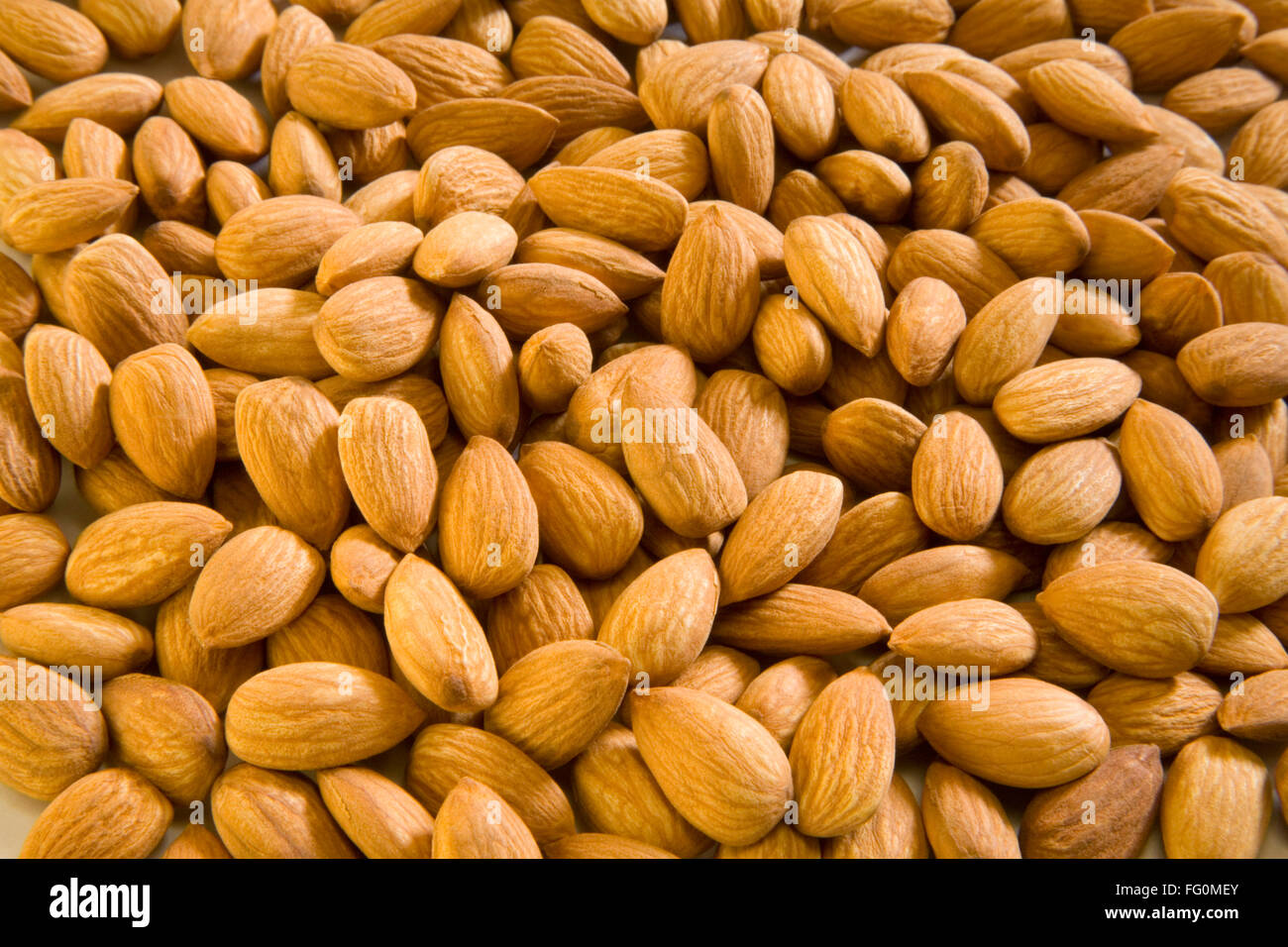 Dry fruit , whole Almonds nuts Badam Prunus dulcis Stock Photo - Alamy
