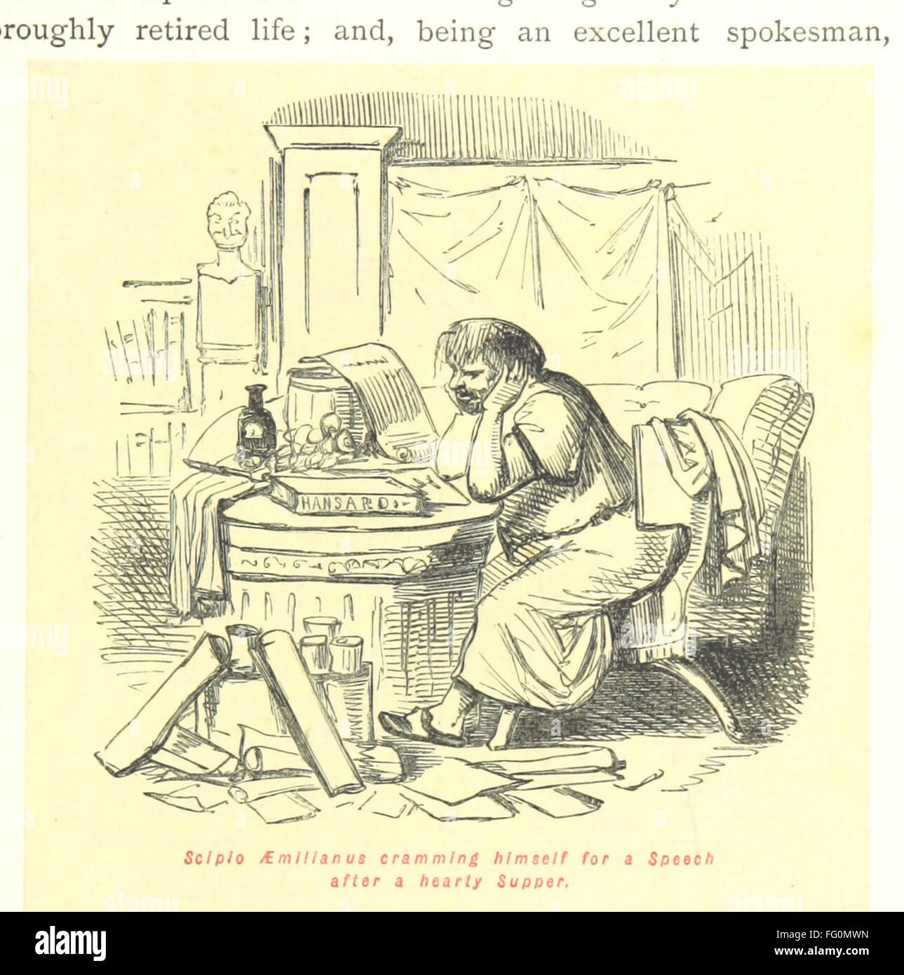 This vintage comic history of Rome, illustrated by John Leech, provides ...