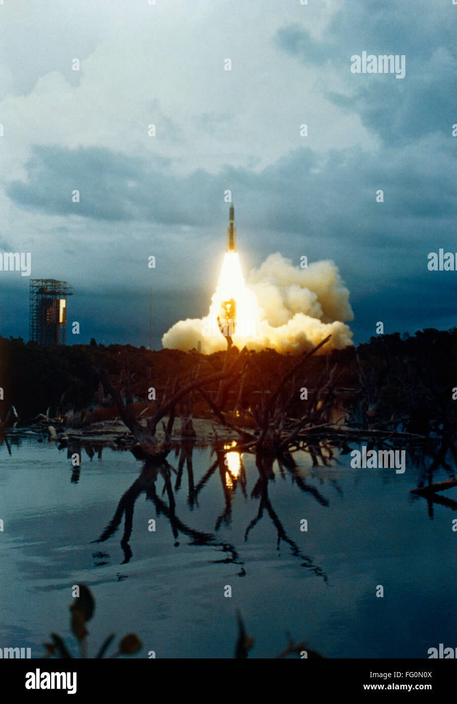 VIKING 2: LAUNCH, 1975. /nThe launch of the Viking 2 orbiter aboard a ...