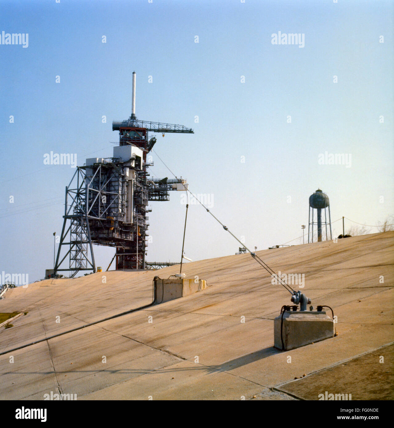 SPACE: LAUNCH PAD, 1980. /nThe launch pad area at the Kennedy Space ...
