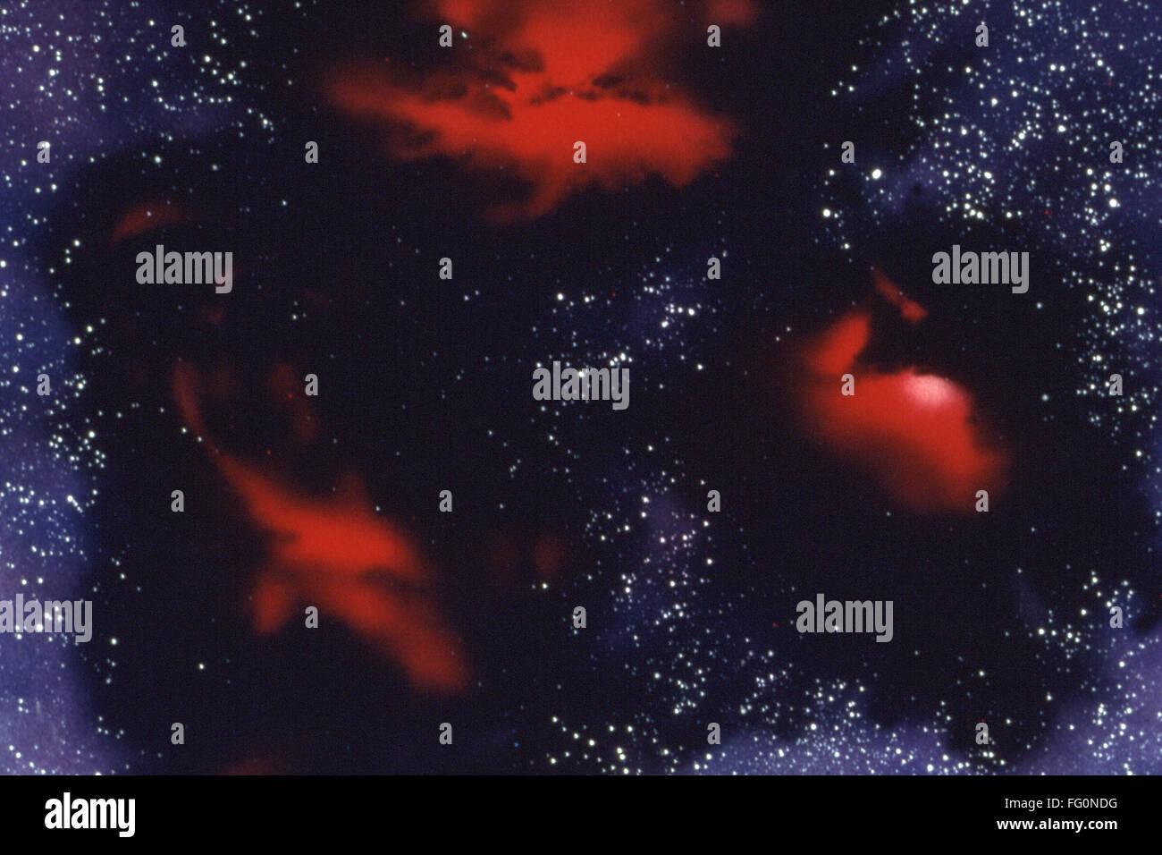 SPACE: TRIPLE STAR SYSTEM. /nThree condensing molecular clouds, the ...