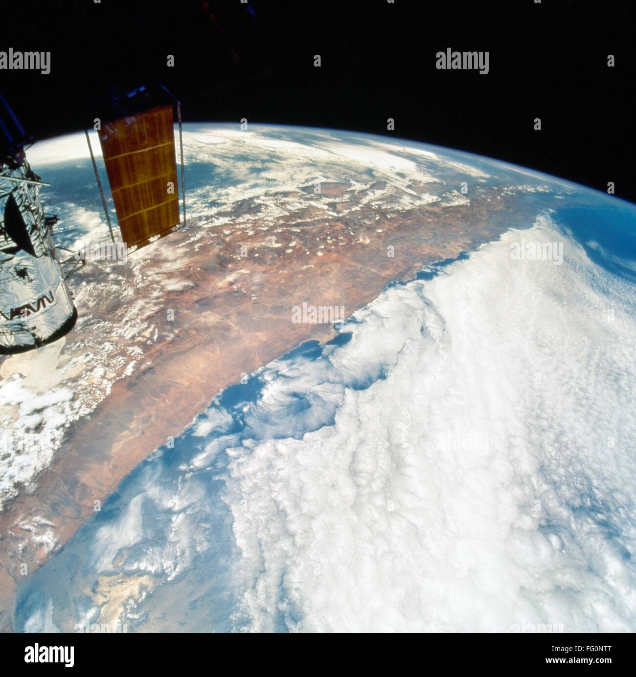 EARTH FROM SPACE, 1993. /nChile and the Andes Mountains as seen from ...