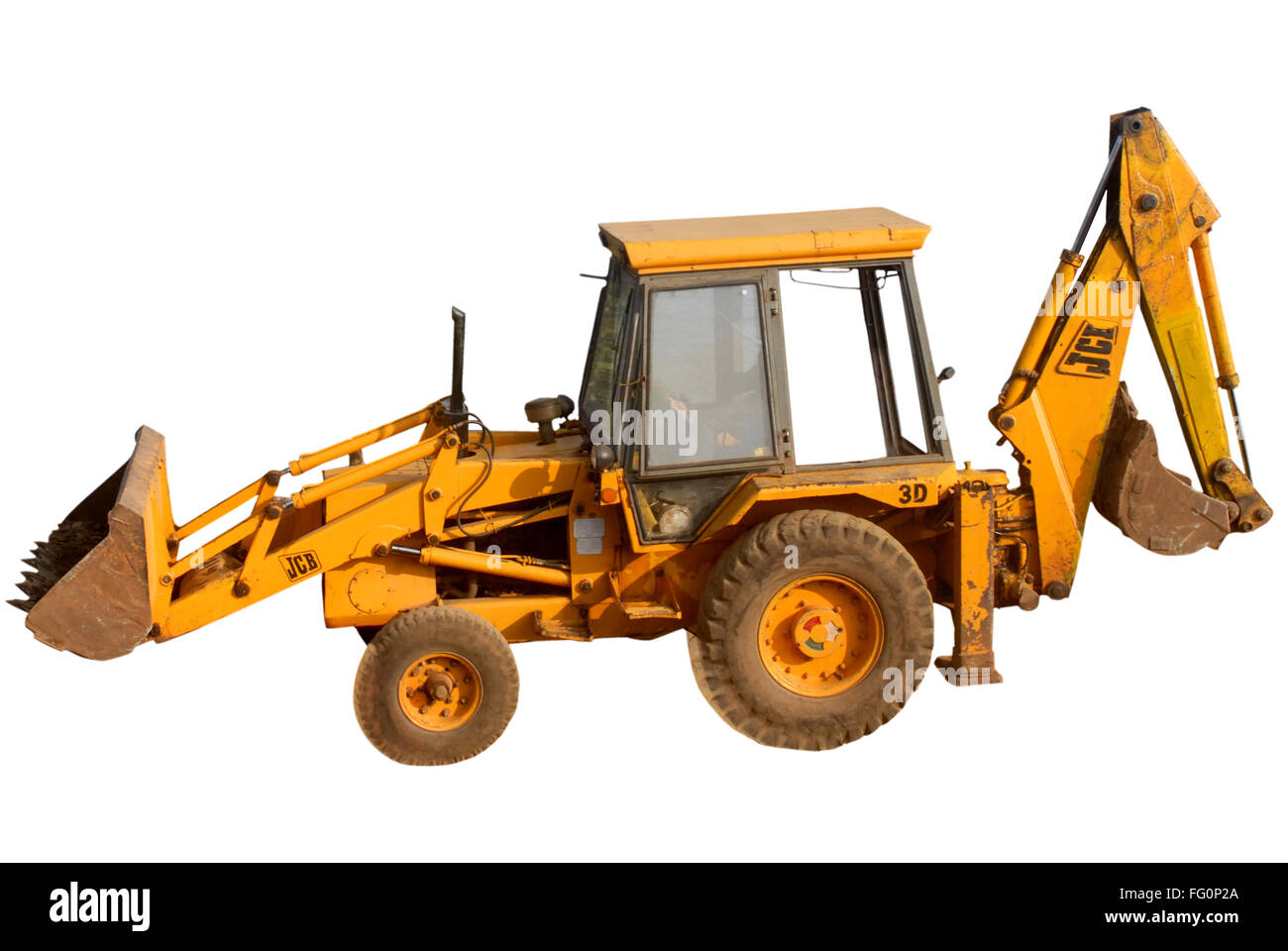 Digger Cut Out Stock Images & Pictures - Alamy