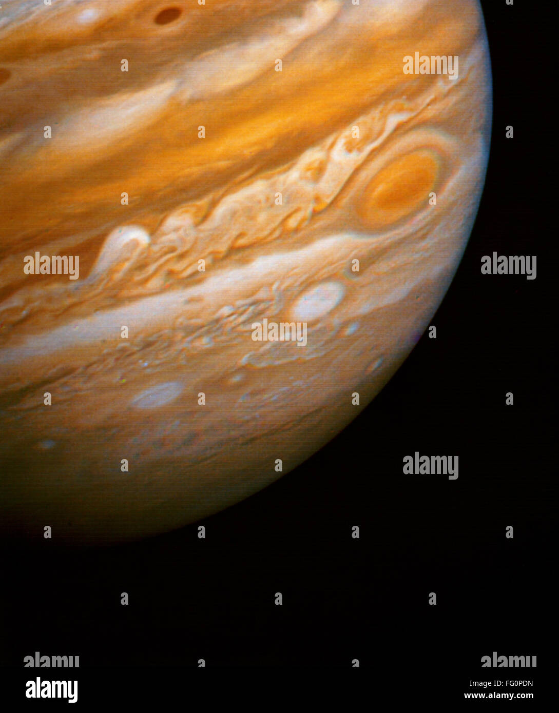 JUPITER, 1979. /nA view of Jupiter and the Great Red Spot. Photographed ...