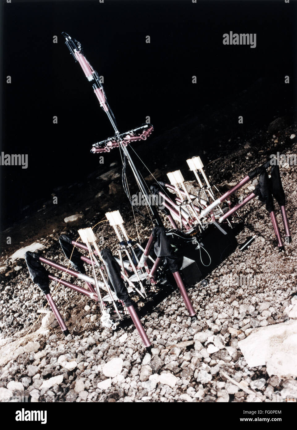 ROBOT: DANTE, 1993. /nTest of the robot Dante, designed by scientists ...