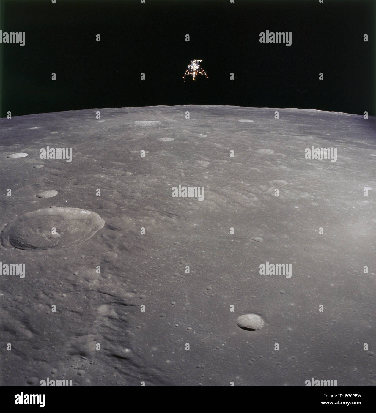 APOLLO 12, 1969. /nThe Apollo 12 Lunar Module photographed in lunar ...
