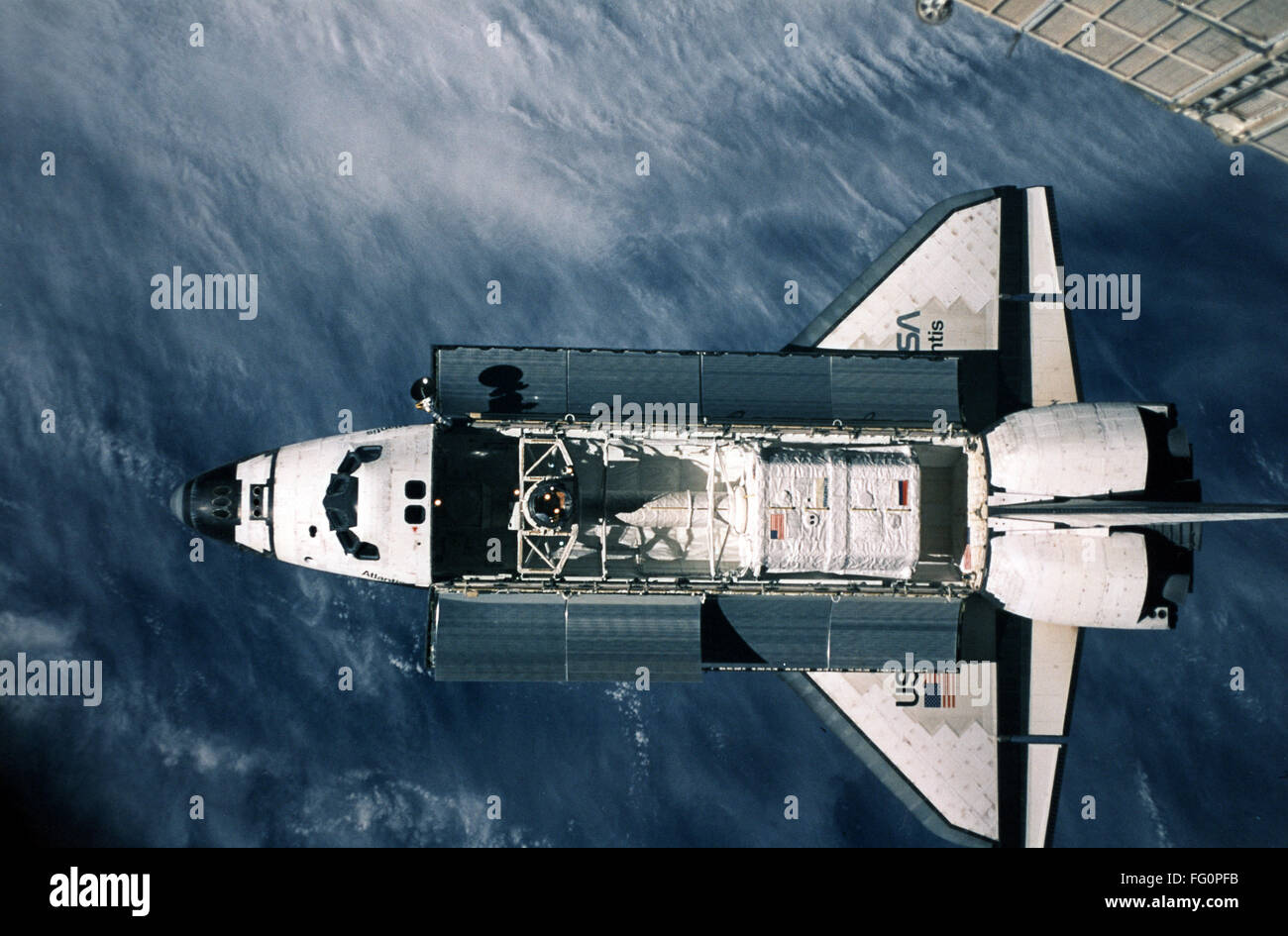 SPACE SHUTTLE ATLANTIS. /nThe Space Shuttle Atlantis, photographed by ...